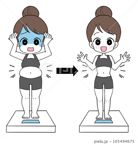 Weight Scale Cartoon Body Weight Scale Vector Art, Icons, And Graphics