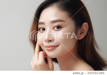 美容エステで美白を手に入れた女性 AI生成のイラスト素材 [105501360] - PIXTA