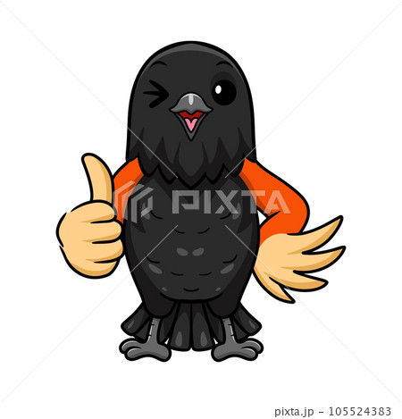 Black bird cartoon store