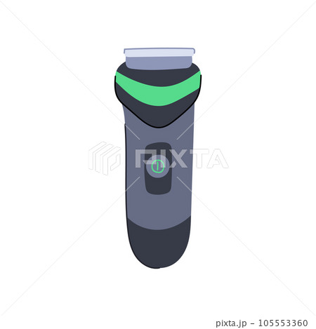razor shaver electric cartoon vector illustrationのイラスト素材 [105553360 ...