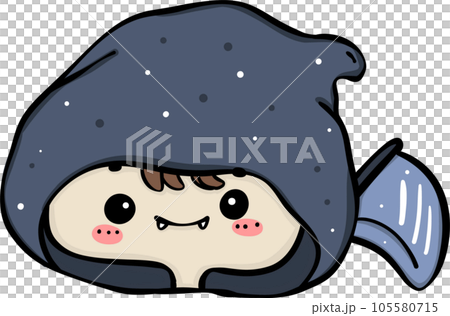 Adorable doodle of a kid face in a cute Vibrant... - Stock Illustration ...