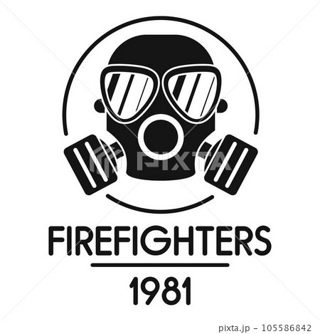 Firefighters logo. Simple illustration of...のイラスト素材 [105586842] - PIXTA
