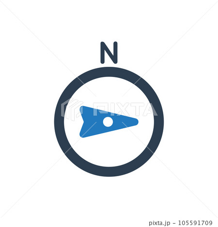 Direction Compass Iconのイラスト素材 [105591709] - PIXTA