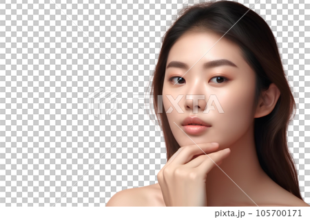 美容エステで美白を手に入れた女性 AI生成のイラスト素材 [105700171] - PIXTA