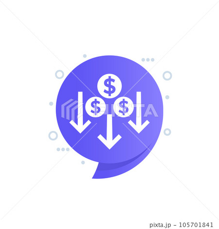 Cost Reduction Icon