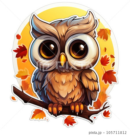 Fall Owl Clip Art