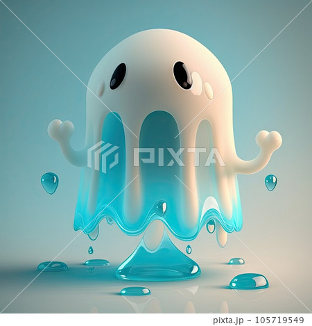 AI generated slime creature, funny melting...のイラスト素材 [105719549] - PIXTA