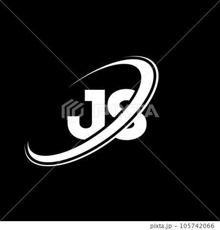 JS J S letter logo design. Initial letter JS...のイラスト素材 [105742066] - PIXTA