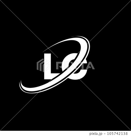 LC L C letter logo design. Initial letter LC...のイラスト素材 [105742138] - PIXTA