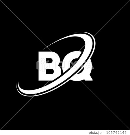 BQ B Q letter logo design. Initial letter BQ...のイラスト素材 [105742143] - PIXTA