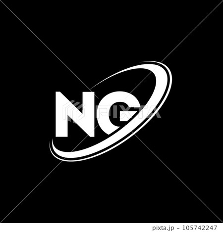 NG N G letter logo design. Initial letter NG...のイラスト素材 [105742247] - PIXTA