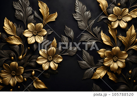 luxury wallpaper pattern background texture...のイラスト素材 [105788520] - PIXTA