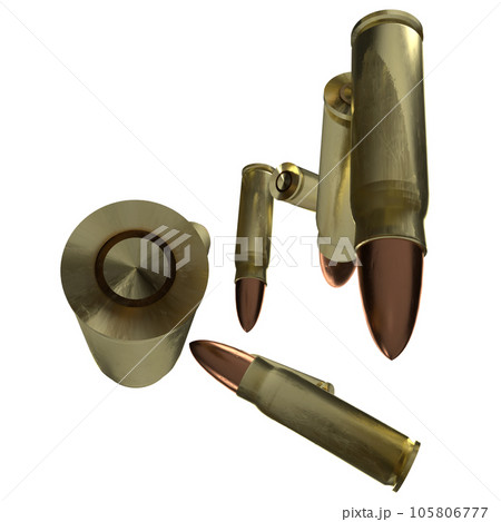 The Bullets falling png image for war or crime...のイラスト素材 [105806777] - PIXTA