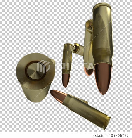 The Bullets falling png image for war or crime...のイラスト素材 [105806777 ...