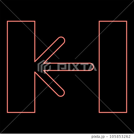 Neon turnstile turnstile baffle gate entrance...のイラスト素材 [105853262] - PIXTA
