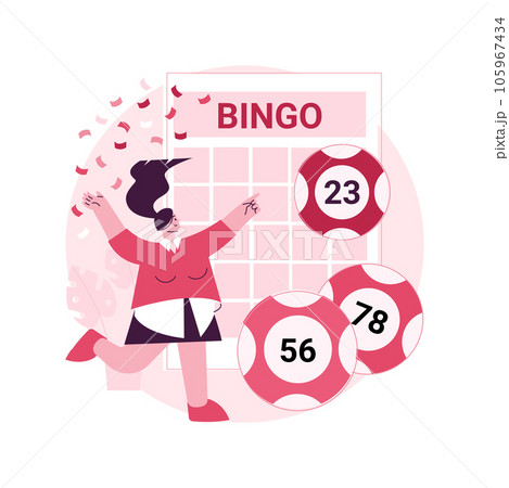 Lottery game abstract concept vector...のイラスト素材 [105967434] - PIXTA