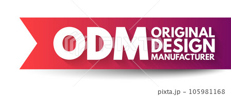 ODM Original Design Manufacturer - company that...のイラスト素材 [105981168 ...