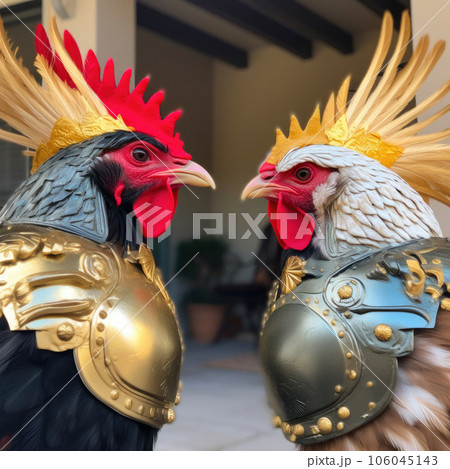 Epic Chicken Battleのイラスト素材 [106045143] - PIXTA