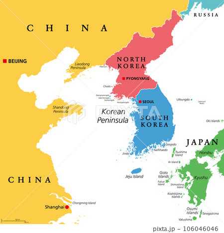 Map Of Korea Islands