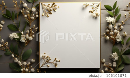 Blank wedding card store