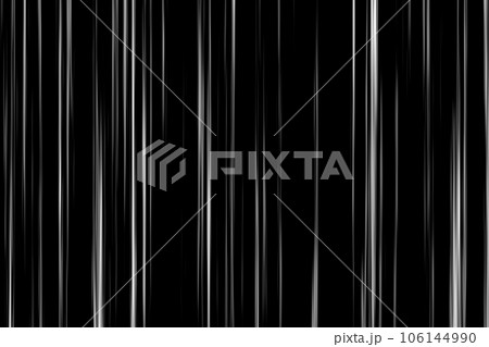 speed line white color on black background for...のイラスト素材 [106144990 ...