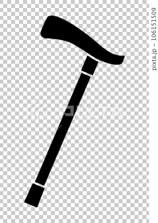 cane silhouette - Stock Illustration [106151509] - PIXTA