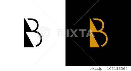 Modern and unique B logo designのイラスト素材 [106158562] - PIXTA