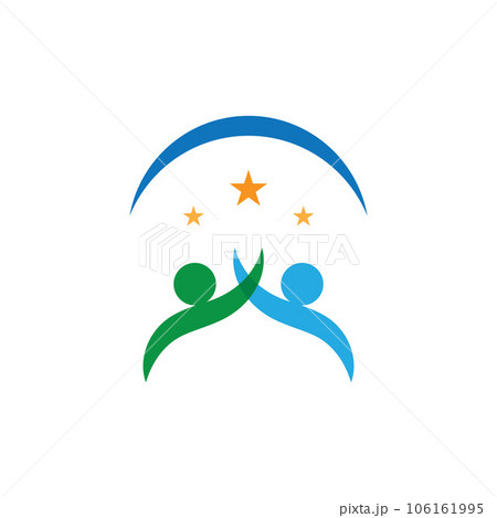 People star logo and vector imagesのイラスト素材 [106161995] - PIXTA