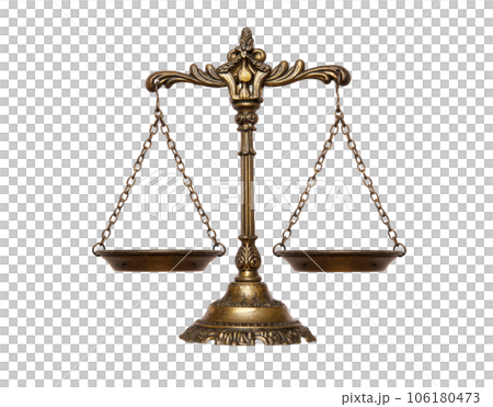 Plates in the balance. concept of finance and... - Stock Illustration ...