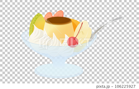 Illustration of pudding a la mode - Stock Illustration [106225927] - PIXTA