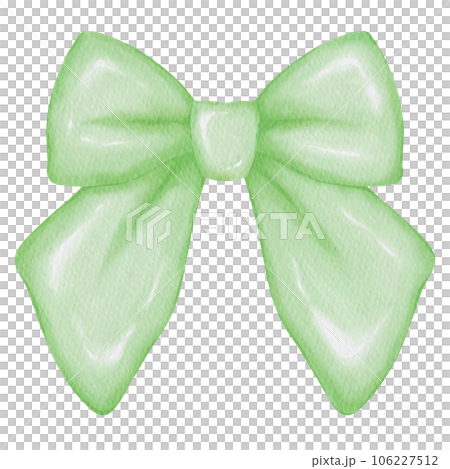 Colorful bow, Bow set painting, Realistic... - Stock Illustration ...