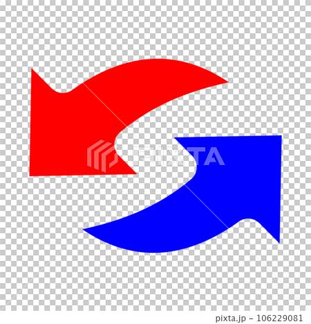 left and right double arrow - Stock Illustration [106229081] - PIXTA