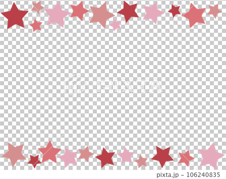 red star frame - Stock Illustration [106240835] - PIXTA