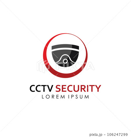 CCTV Technology and Security Logo Template.のイラスト素材 [106247299] - PIXTA