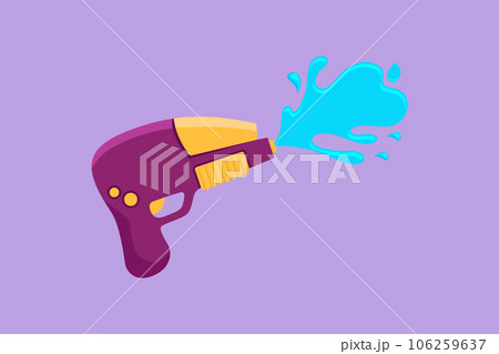 Graphic flat design drawing water gun logo,...のイラスト素材 [106259637] - PIXTA