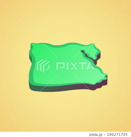 Egypt stylized 3D mapのイラスト素材 [106271705] - PIXTA