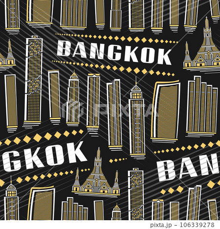 Vector Bangkok Seamless Patternのイラスト素材 [106339278] - PIXTA
