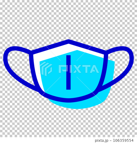 Two color style icon representing hygiene, mask - Stock Illustration ...
