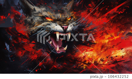 Fury Unleashed: Abstract Expression of Angerのイラスト素材 [106432252] - PIXTA