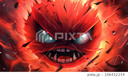 Fury Unleashed: Abstract Expression of Angerのイラスト素材 [106432254] - PIXTA
