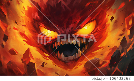 Fury Unleashed: Abstract Expression of Angerのイラスト素材 [106432268] - PIXTA