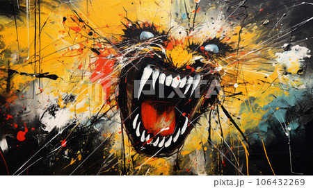 Fury Unleashed: Abstract Expression of Angerのイラスト素材 [106432269] - PIXTA