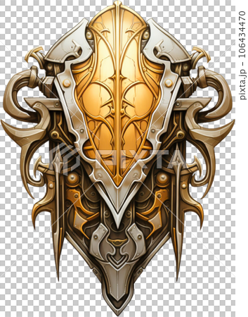 Classic Heraldry Shield on Transparent...のイラスト素材 [106434470] - PIXTA