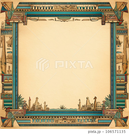 Border design,detail of the ancient...のイラスト素材 [106571135] - PIXTA