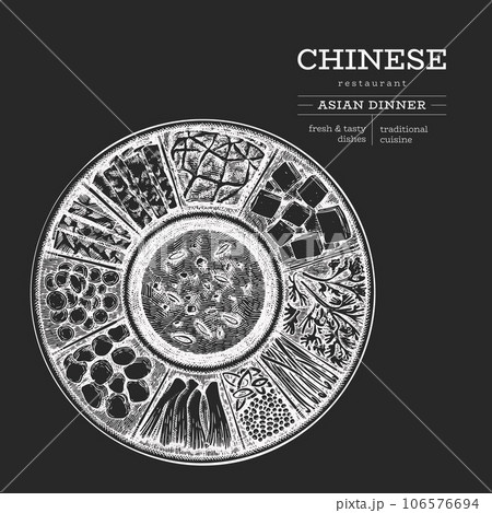 Chinese Plate Illustration