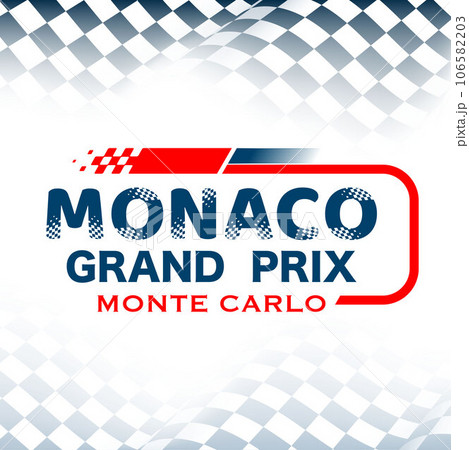 Monaco grand prix checkered backgroundのイラスト素材 [106582203] - PIXTA