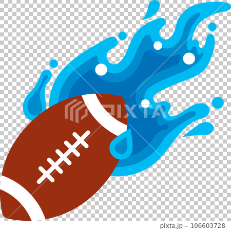 football flying water ball icon のイラスト素材 [106603728] - PIXTA