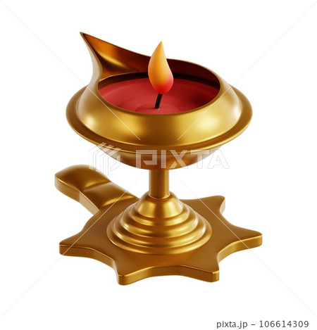 Temple Lamp Png, Hanging Oil Lamp Png, Indian...のイラスト素材 [106614309] - PIXTA