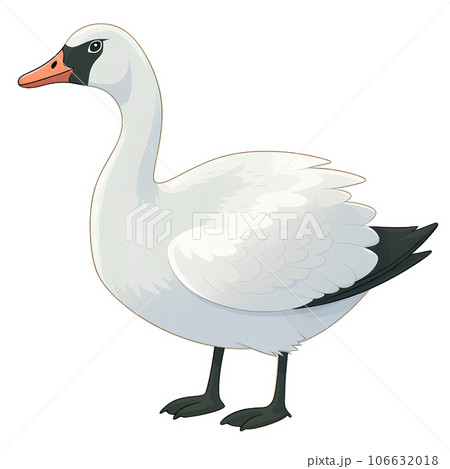 goose, animal, bird, cartoon, cute, design,...のイラスト素材 [106632018] - PIXTA