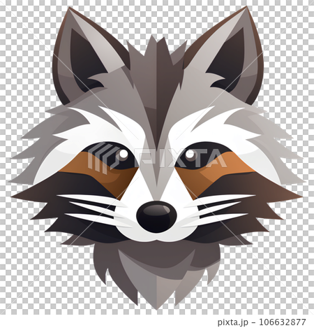 cute, cartoon, raccoon, illustration, animal,...のイラスト素材 [106632877] - PIXTA